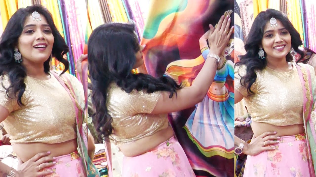 Actress Lavanya Reddy Visuals at National Silk Expo | Tollywood Actress ...