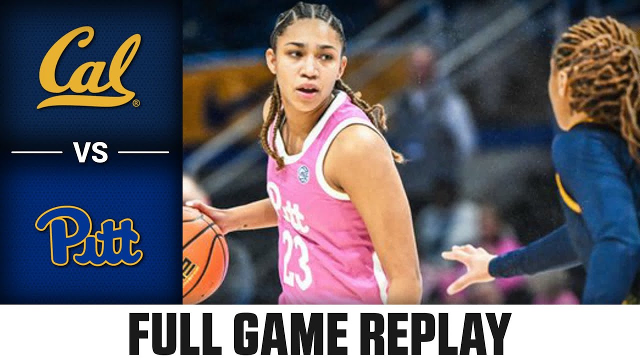 Cal vs. Pitt Full Game Replay | 2025-26 ACC Women's Basketball - YouTube
