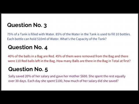PSLE MAths Percentage Part 1 Preview - YouTube