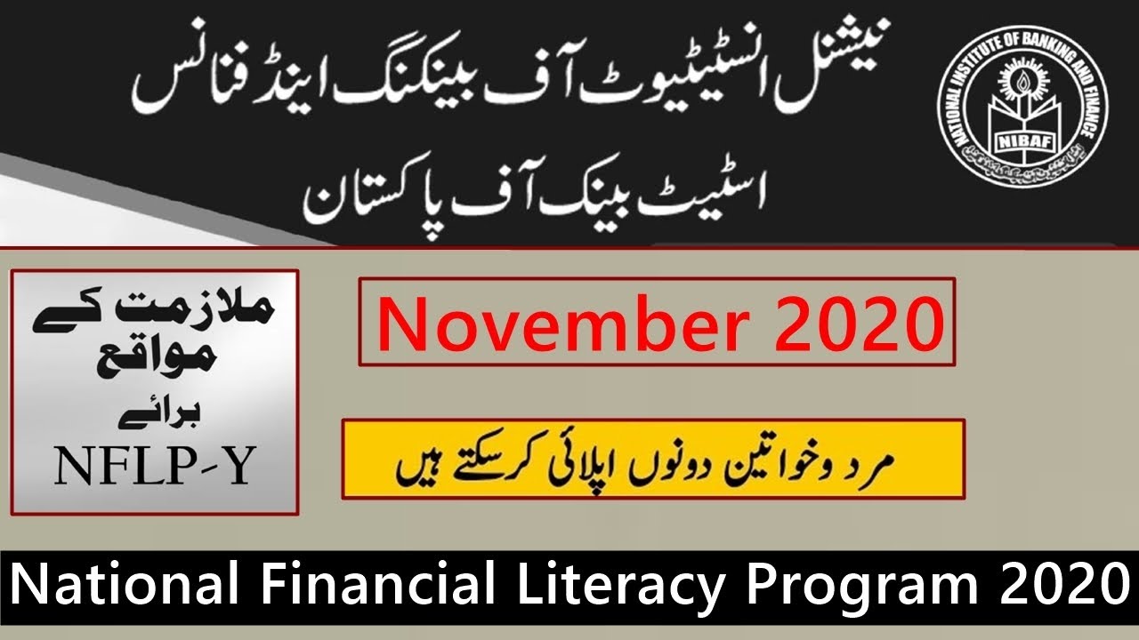 Latest Job in National Financial Literacy Program 2020 | NFLP Jobs in ...