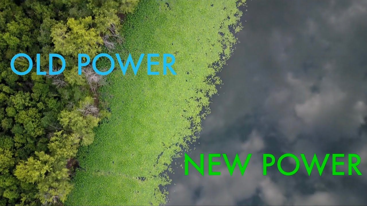 Old coal power plant vs. wind turbines. 4K drone video of the Illinois ...