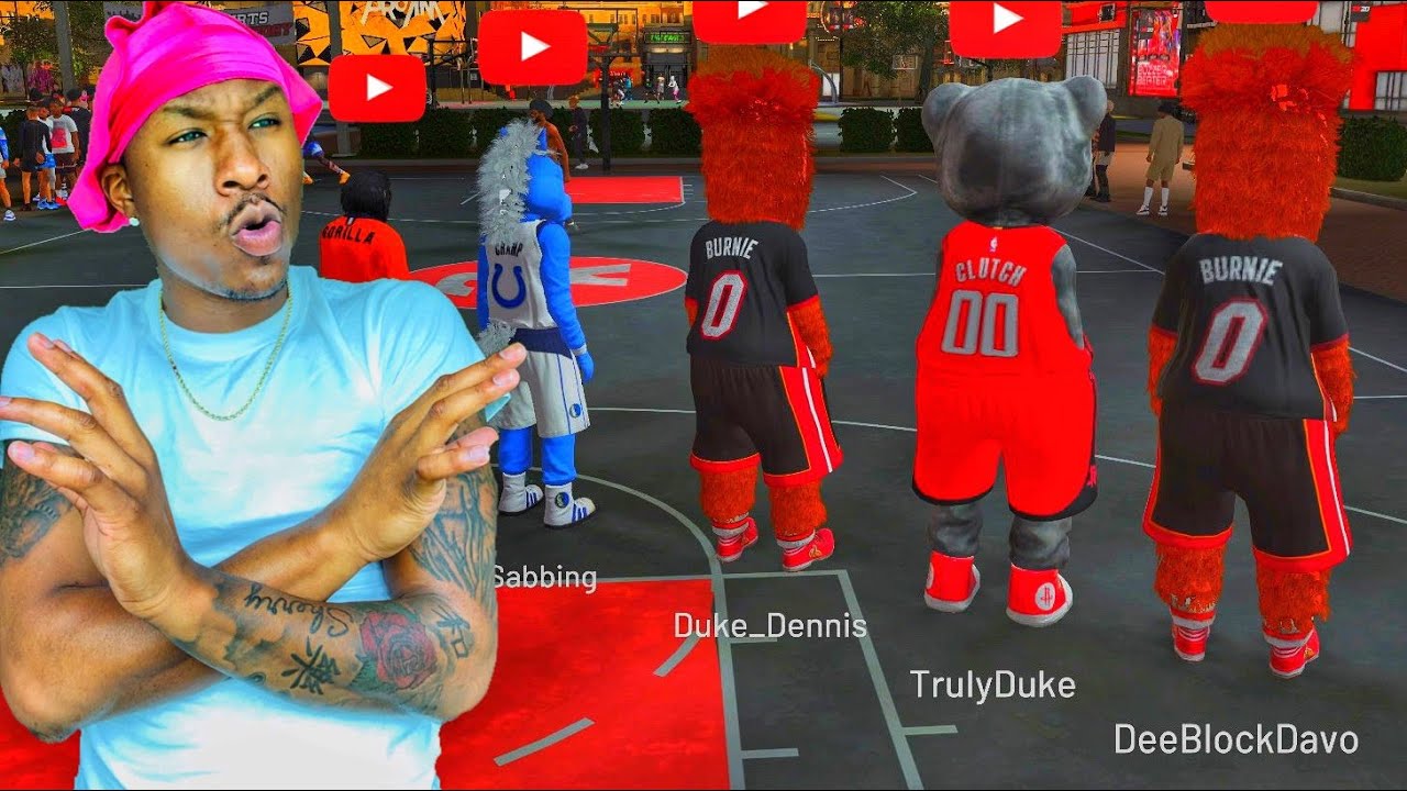 I Brought FIVE MASCOTS To Takeover The 5v5 Court On NBA 2K20 With The ...