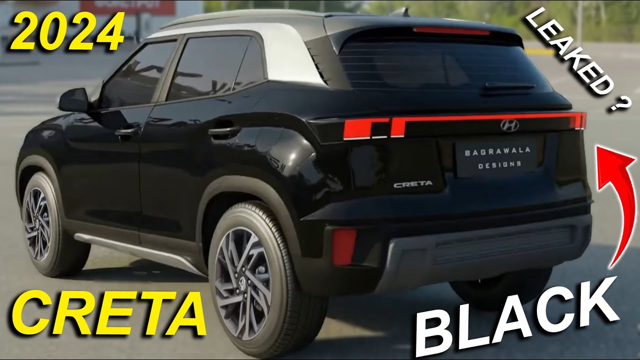 2024 CRETA IN BLACK COLOR LEAKED | CRETA FACELIFT 2024 | NEW 2024 CRETA ...