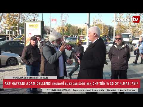 AKP HAYRANI ADAM DELLENDİ EKONOMİ BU KADAR BERBET İLKEN AK PARTİ 23 SENE SONRA HALEN % 30 OI ALIYOR