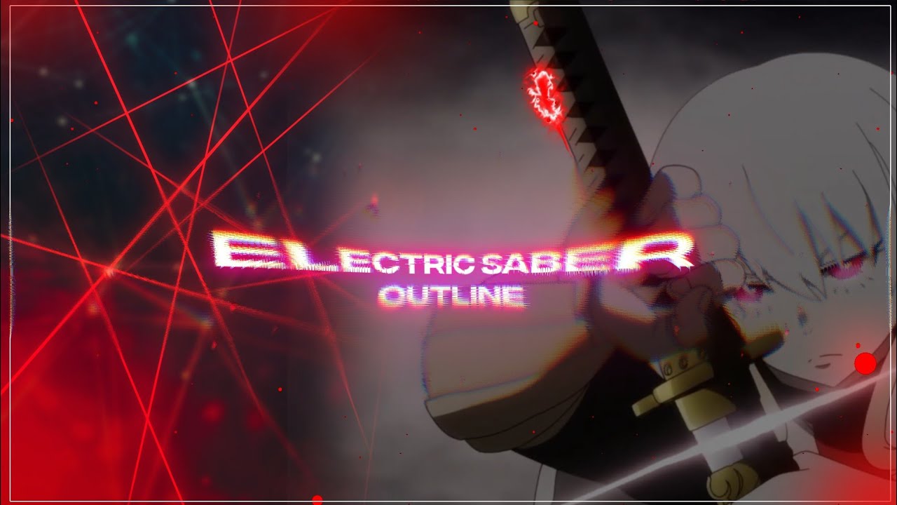 Electric Saber Outline Tutorial | Alightmotion - YouTube