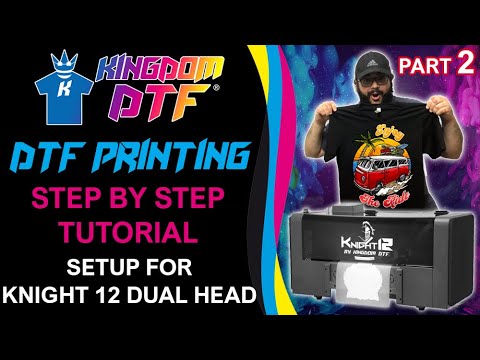 🖨️ How to Install Inks & Dampers for DTF Printers Step by Step - YouTube