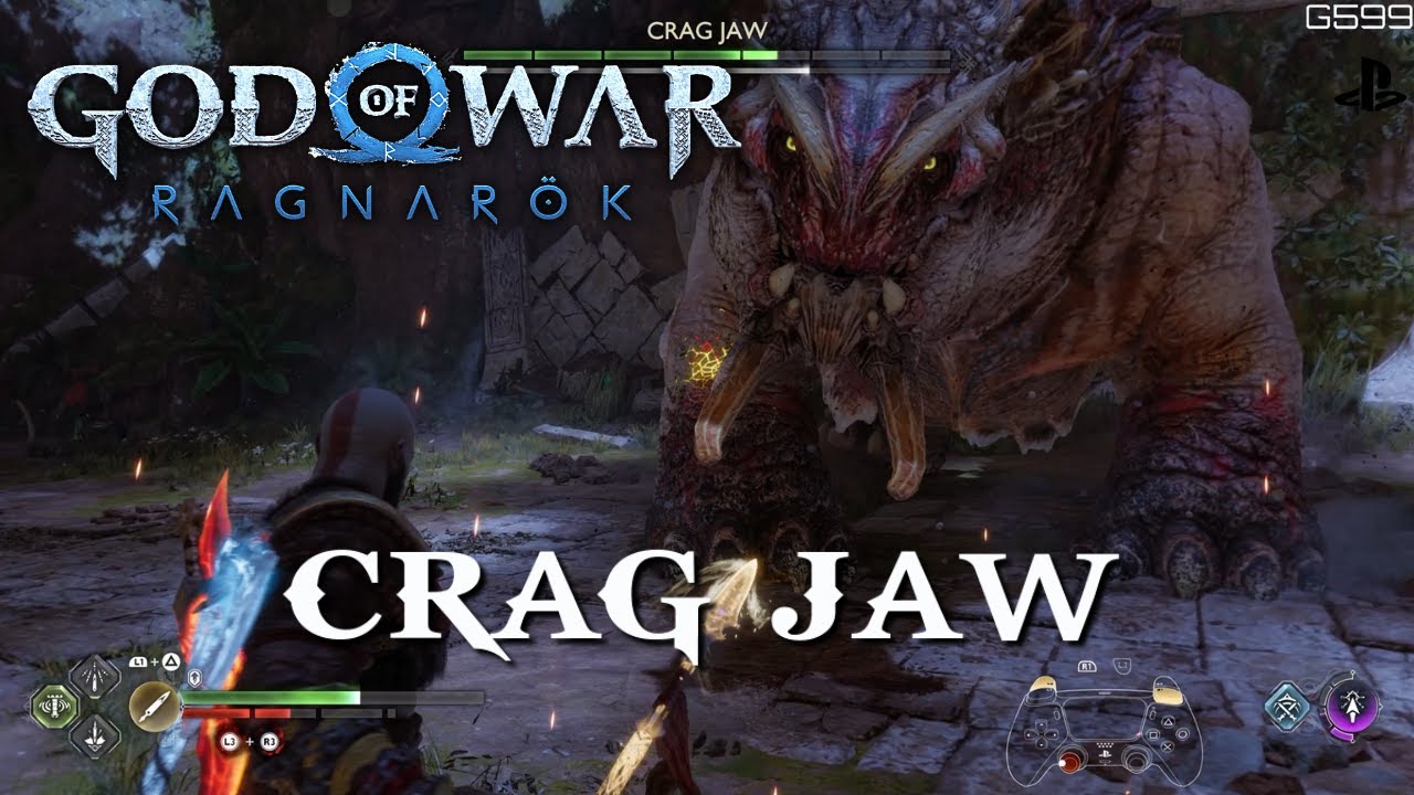 RAGNAROK: God of War Kratos vs. Crag Jaw in Epic Fight - YouTube