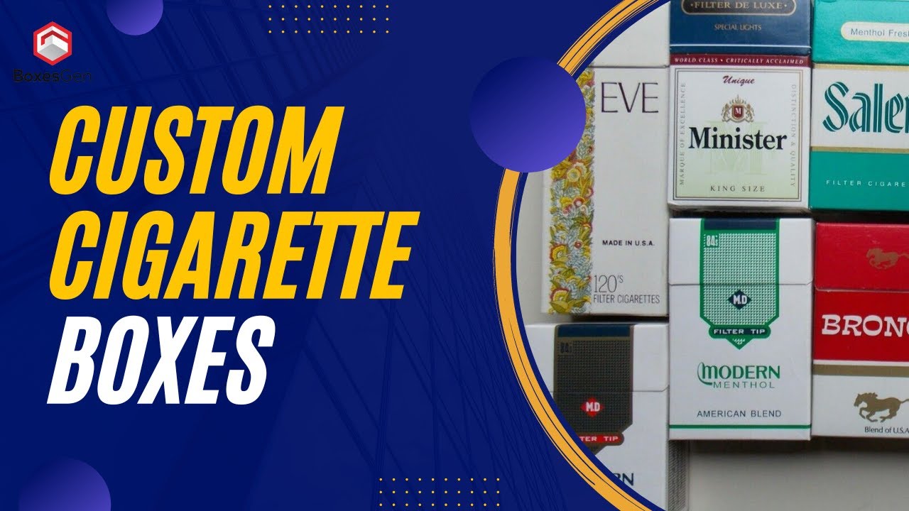 Custom Printing Cigarette Boxes - BoxesGen - YouTube