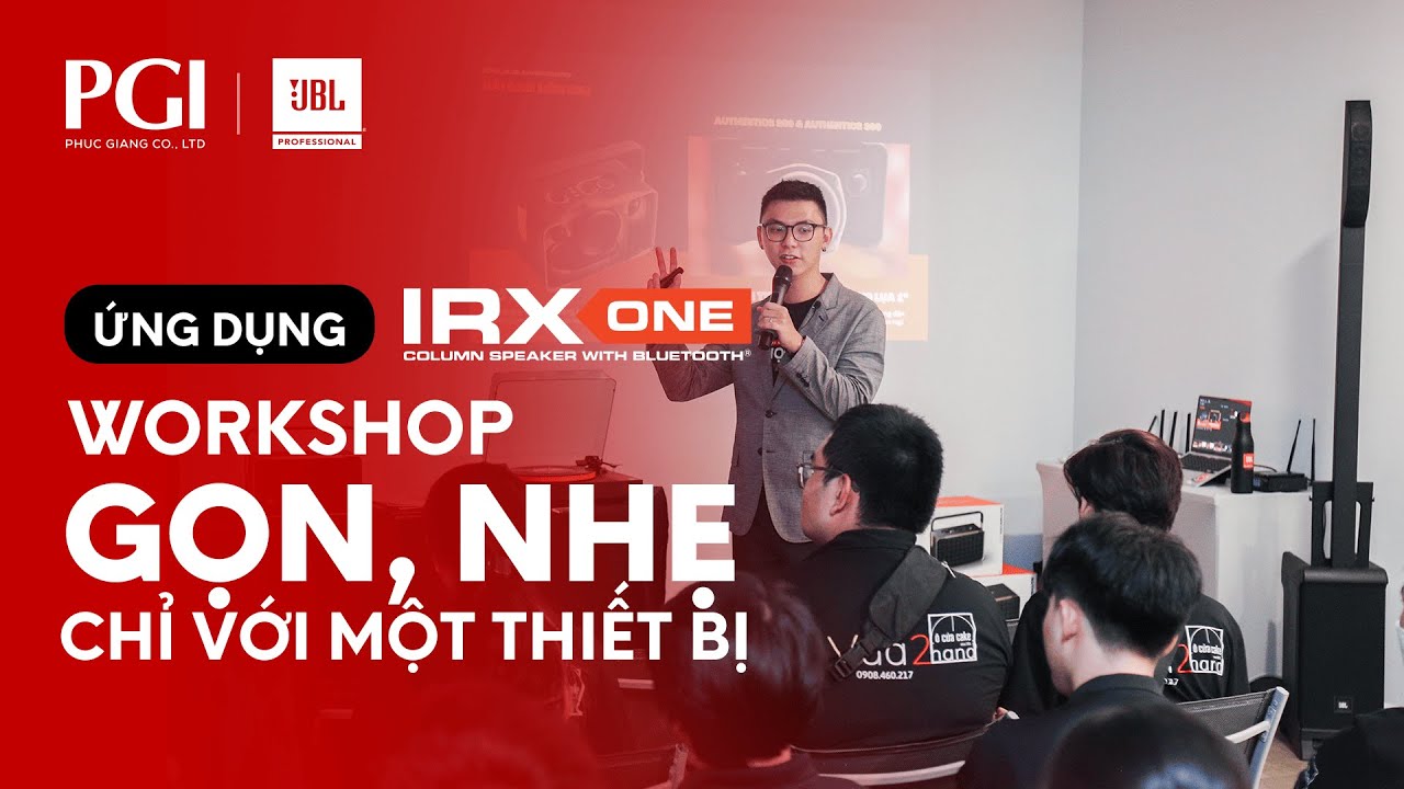 JBL IRX ONE | Giải pháp âm thanh GỌN, NHẸ cho Workshop | Chính hãng PGI ...