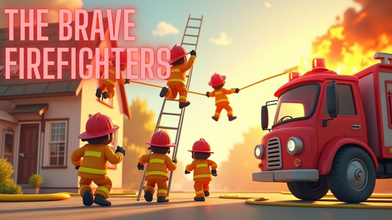The Brave Firefighters: A Fun Kids' Song About Heroes! - YouTube