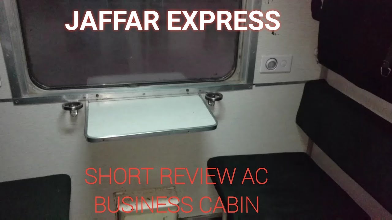 Jaffar Express AC Business Class Cabin | Review of AC Business Class ...