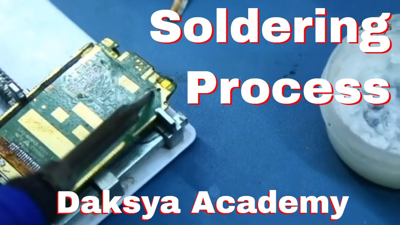 Soldering Process || Mobile Phone Repair Technician || Tutorial - YouTube