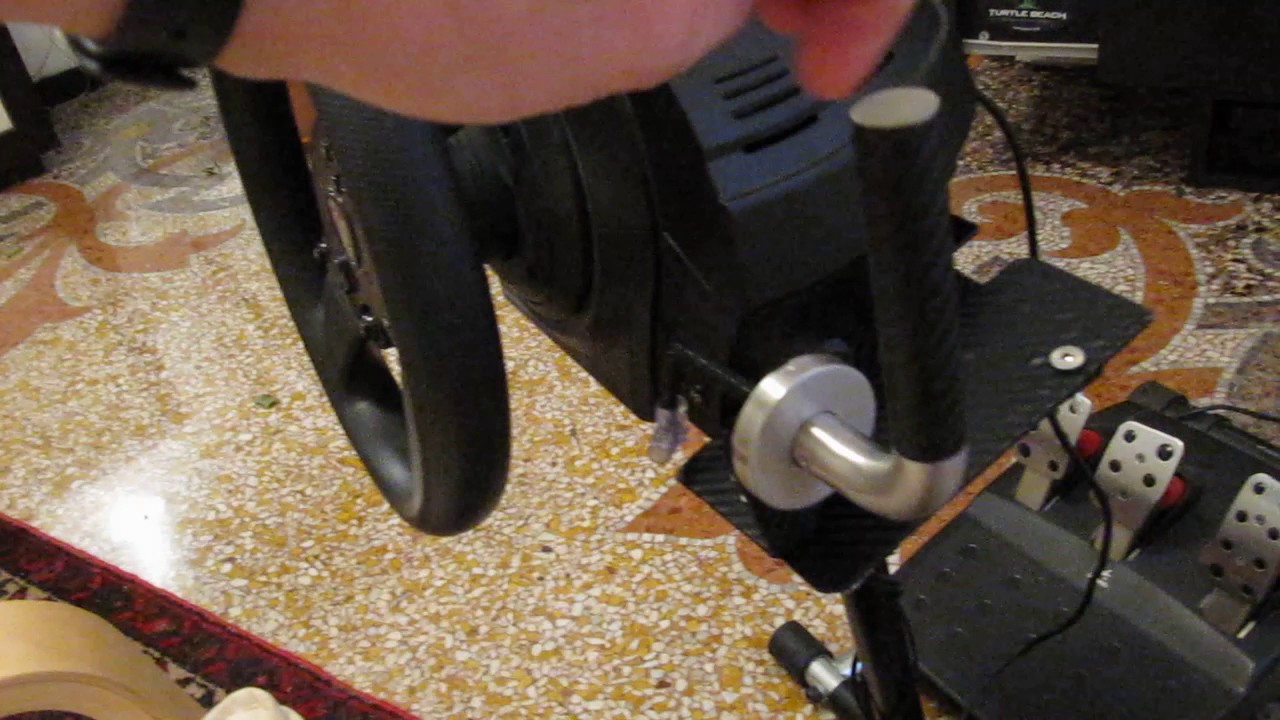 Self Made Handbrake MOD for Thrustmaster T300 RS PART 1 - YouTube