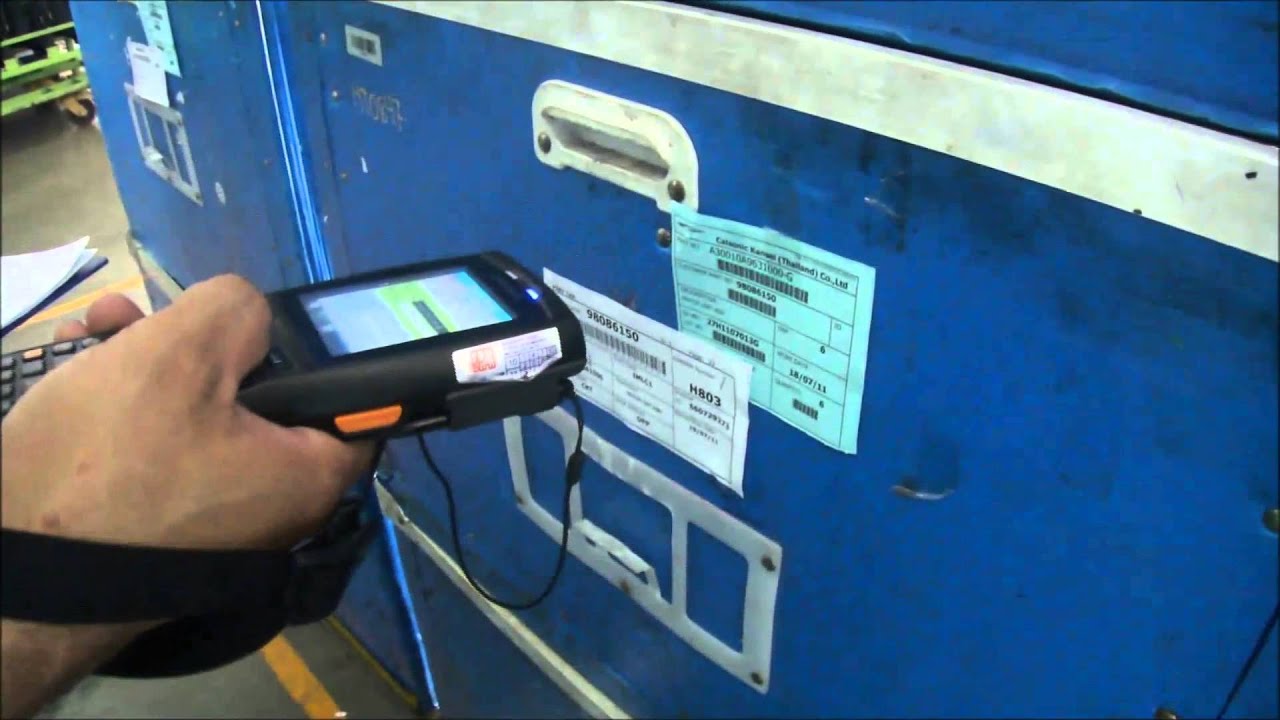 Barcode scanning FG Outgoing (Automotive Product) - YouTube
