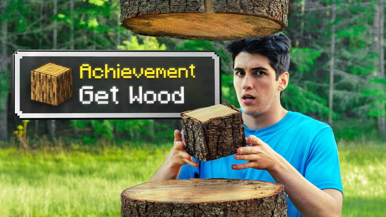 I Got Every Minecraft Achievement IRL - YouTube