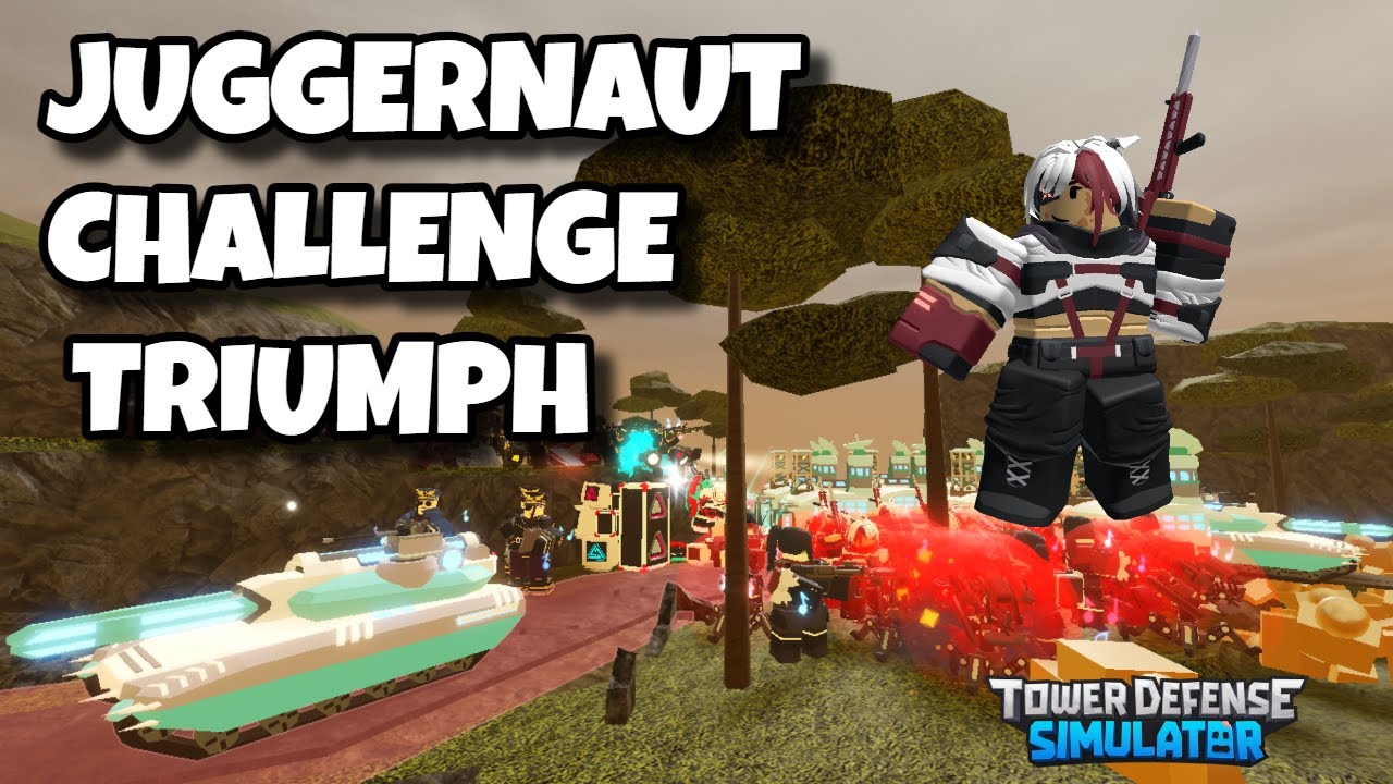 JUGGERNAUT CHALLENGE MAP TRIUMPH ON GILDED PATH | Roblox Tower Defense ...