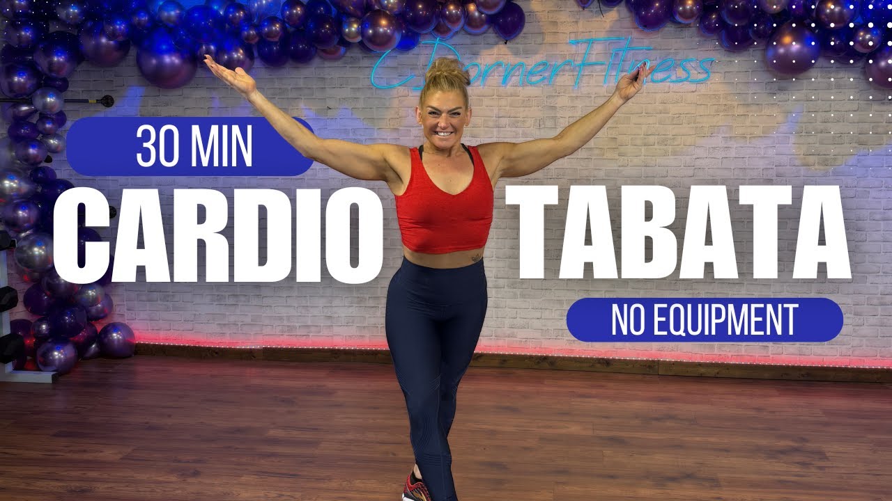 30 Min Tabata Cardio | Fast, Fun + Effective Full Body Burn 🔥 - YouTube