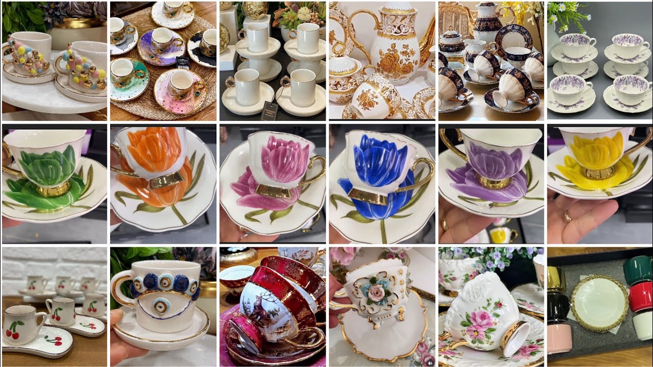 Very Attractive Crockery Set /😍🔥Amazing Tea pot set Design /coffee cups ...