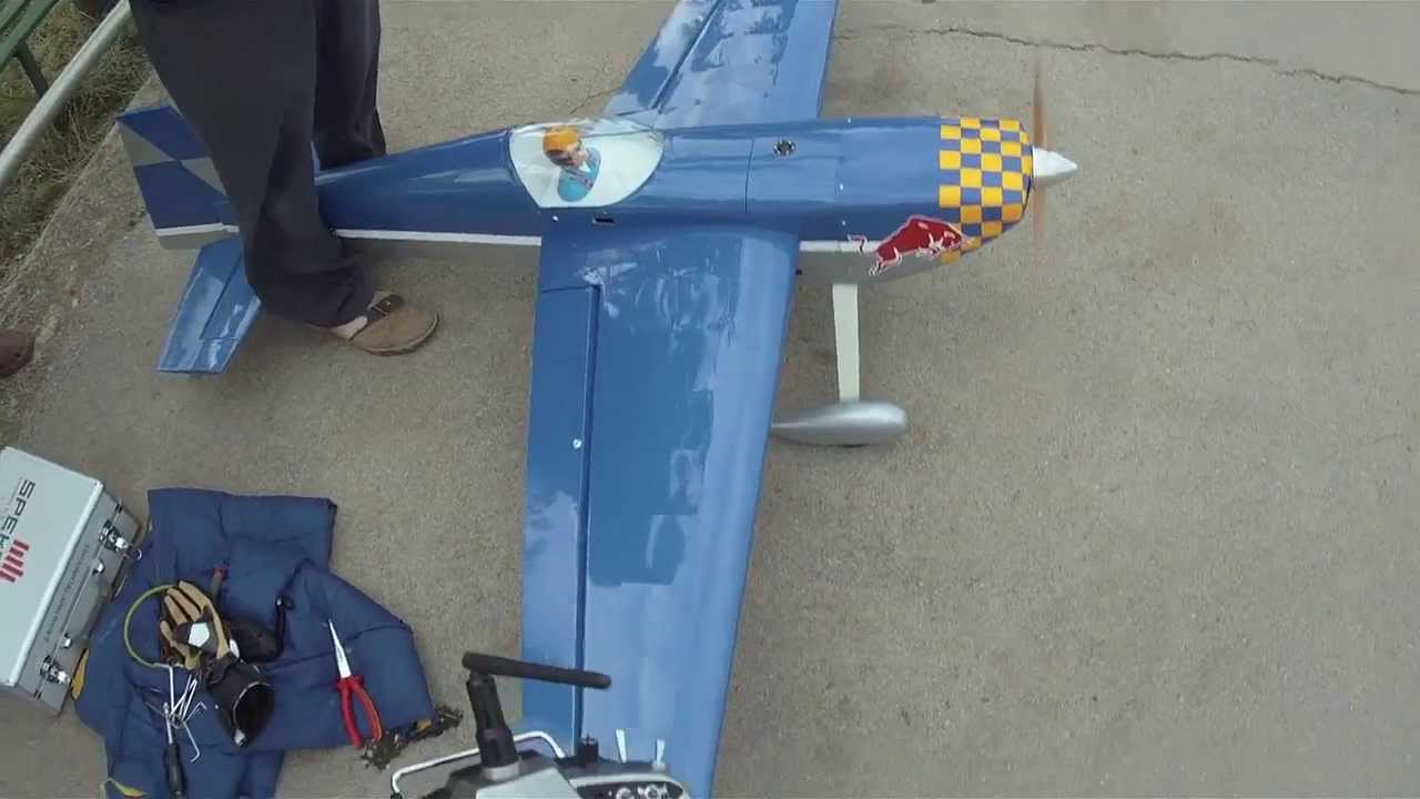 Seagull Models edge 540 V2 Maiden flight - YouTube