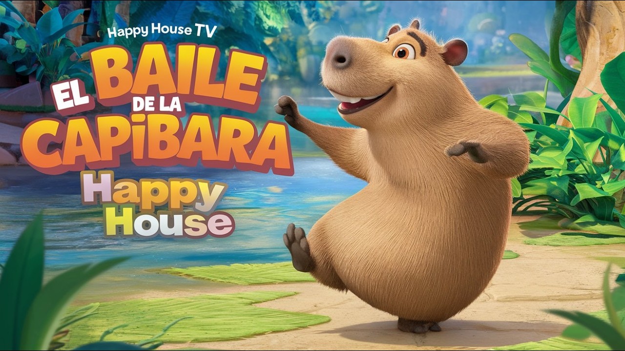 EL BAILE DEL CAPIBARA🦫 |Canción infantil para #bailar y #aprender # ...