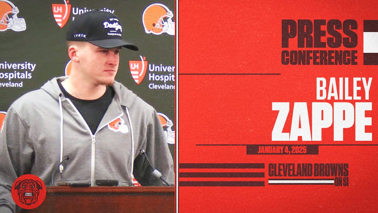 Cleveland Browns: Quaterback Bailey Zappe Meets With Media After Final ...