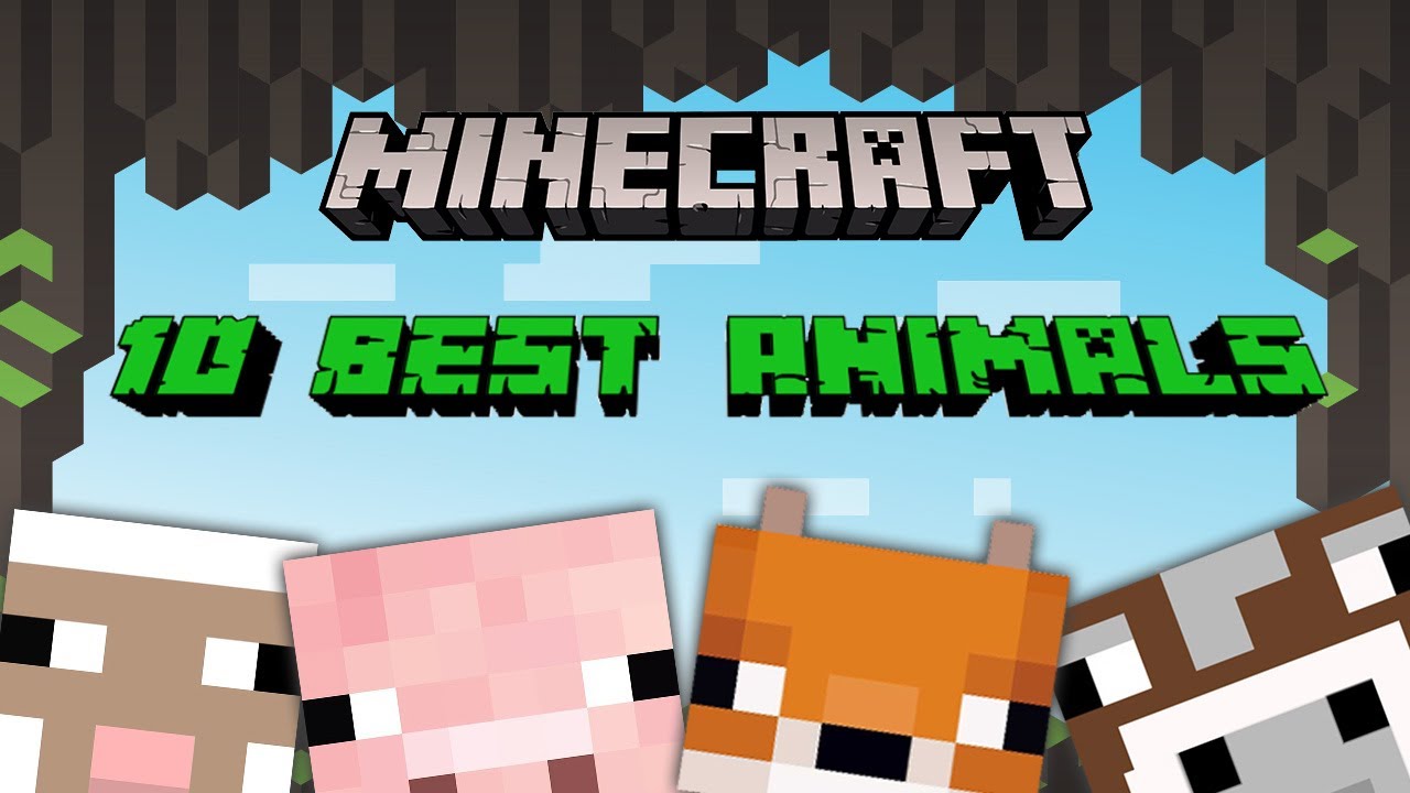 I RANKED the Top 10 Best Animals in Minecraft - YouTube