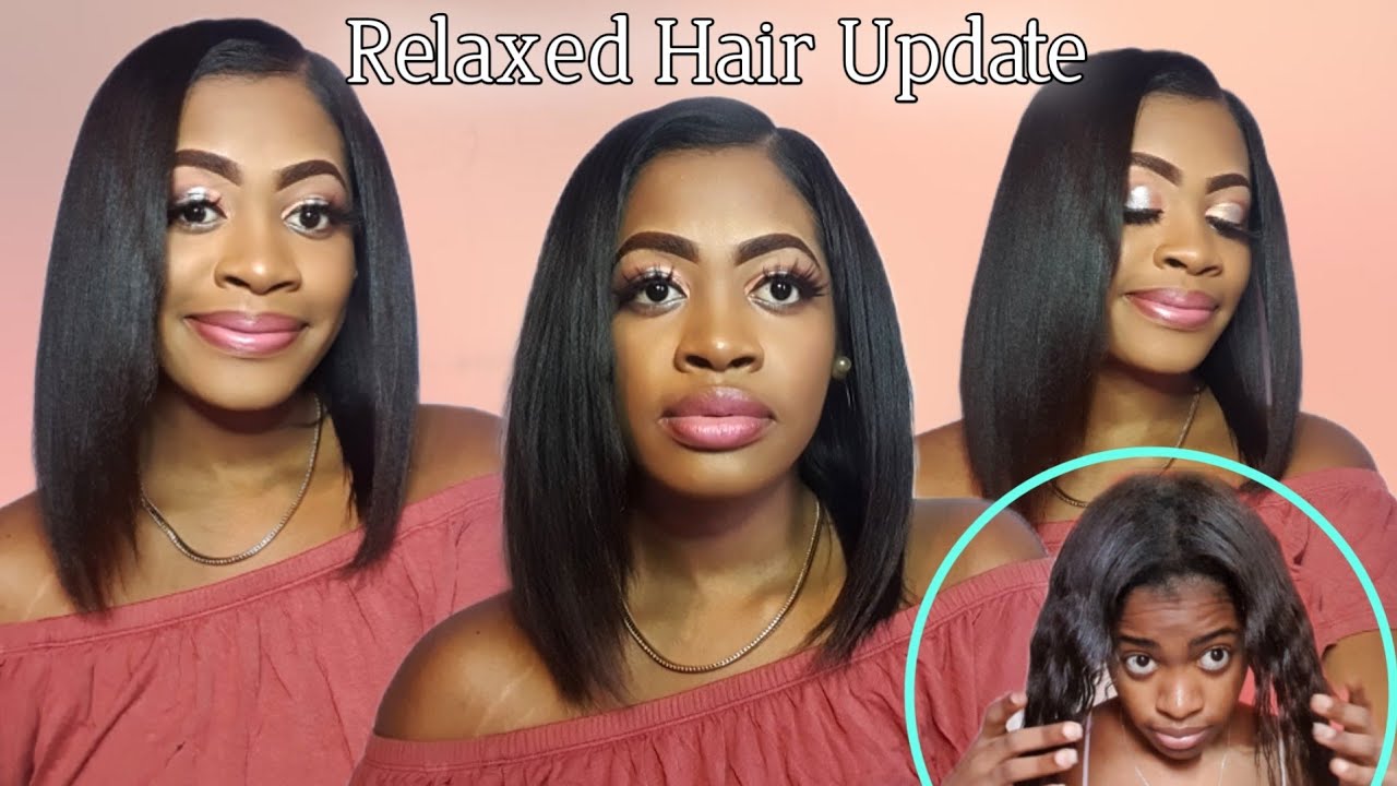 Relaxed Hair Update| Underprocess, NO LYE Journey, Corrective Relaxer ...