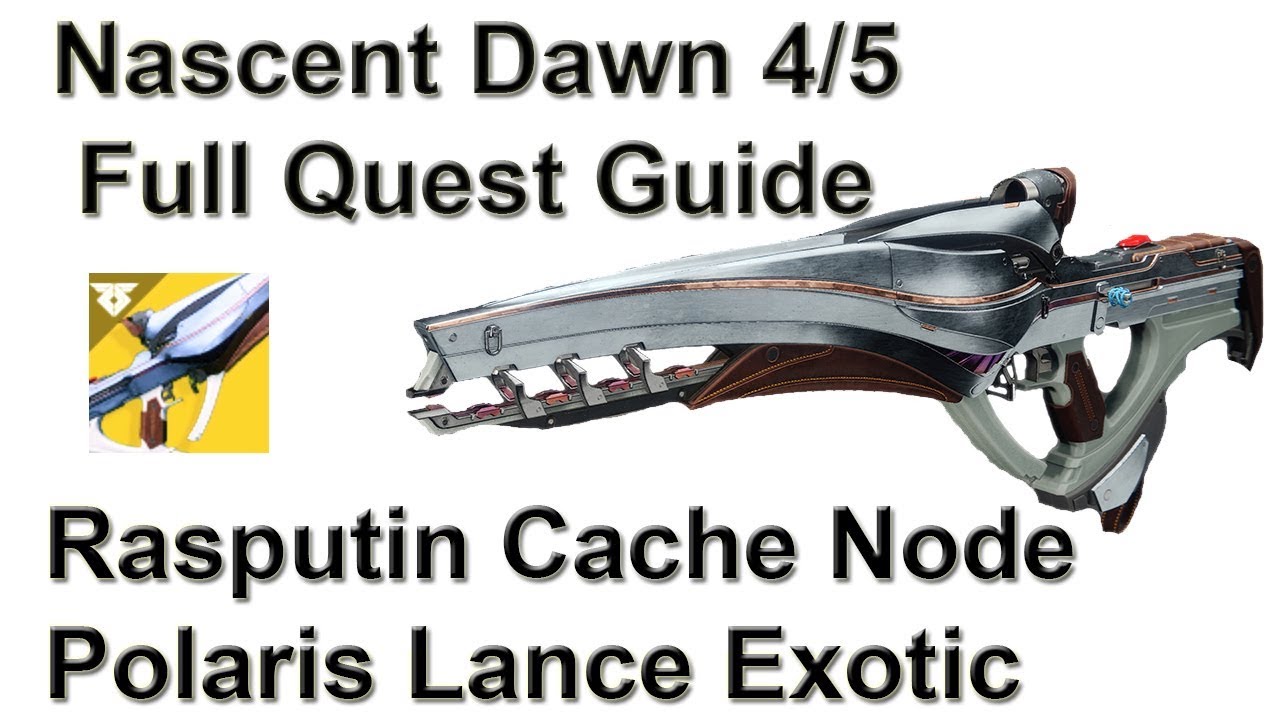Destiny 2 Nascent Dawn Full Quest: 4/5 & Rasputin Sleeper Node: Polaris ...