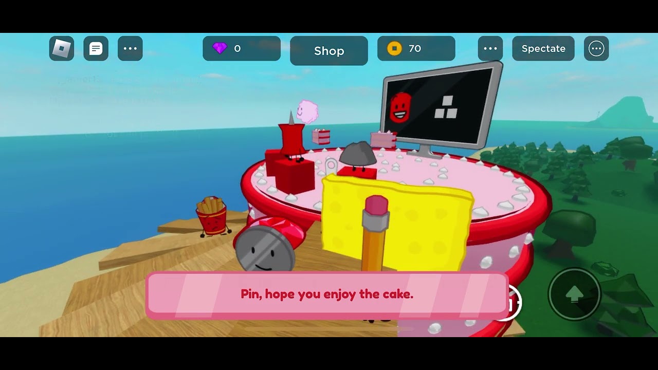 Bfdia Roblox game - YouTube