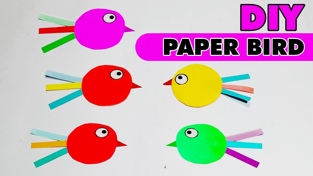 DIY Paper Birds Making Tutorial | DIY Paper Toys | Easy Paper Birds ...