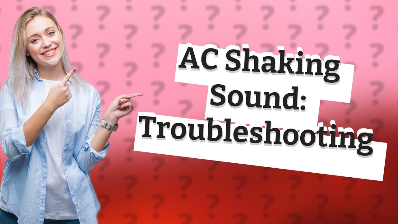 Why is my AC making a loud shaking sound? - YouTube
