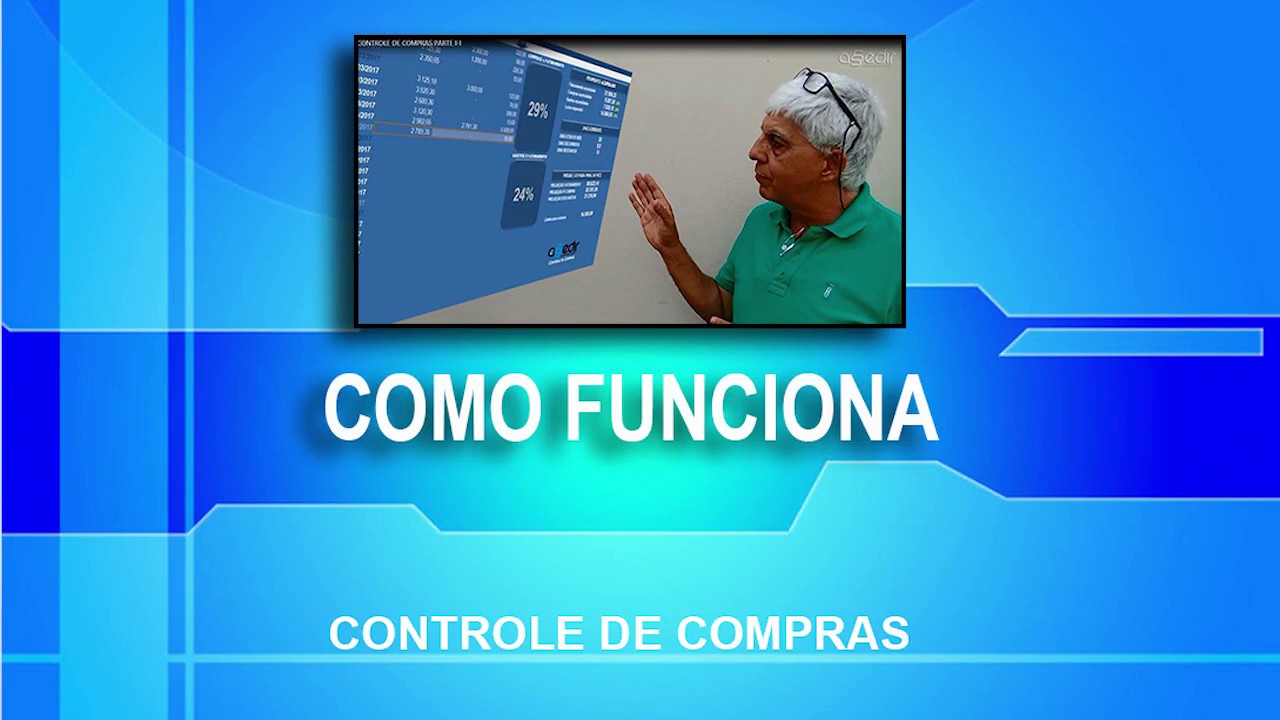 CONTROLE DE COMPRAS - COMO FUNCIONA - YouTube