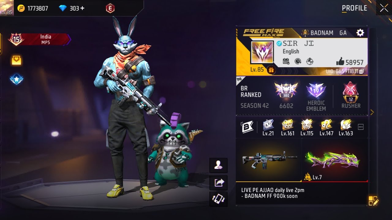 FREE FIRE LIVE RANK PUSH TO REGION TOP 1 #LIVE#FREEFIRE - YouTube