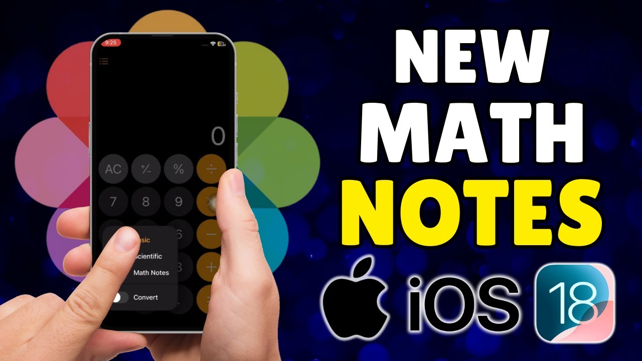 The Feature I Enjoy The Most in IOS 18. New MATH NOTES Calculator - YouTube