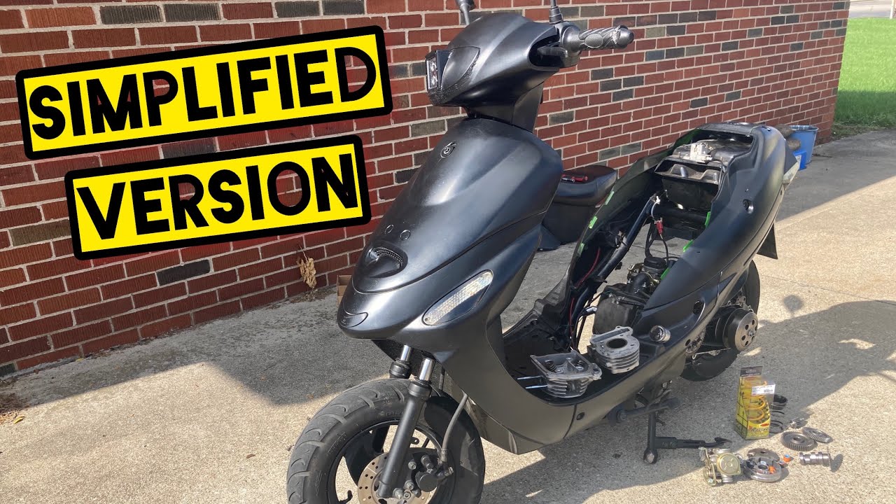 Guide To Modifying A Moped - YouTube