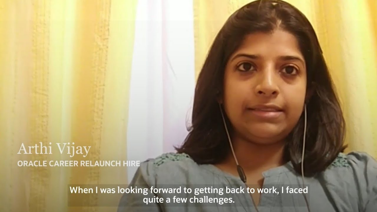 Oracle Career Relaunch Program - YouTube