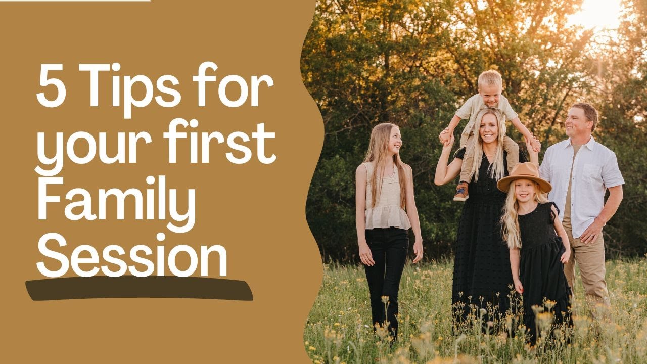 5 TIPS for photographing your first FAMILY SESSION - YouTube