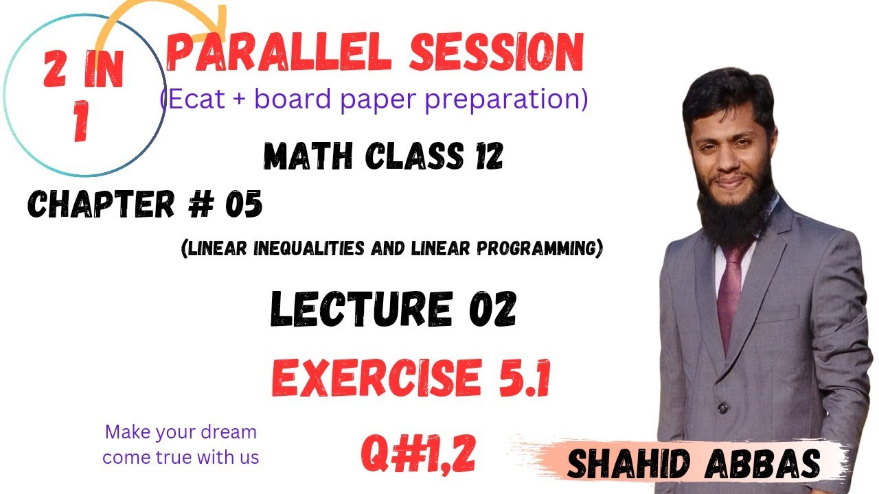 12 math chapter 05 - exercise 5.1 - question (01 & 02) | parallel ...