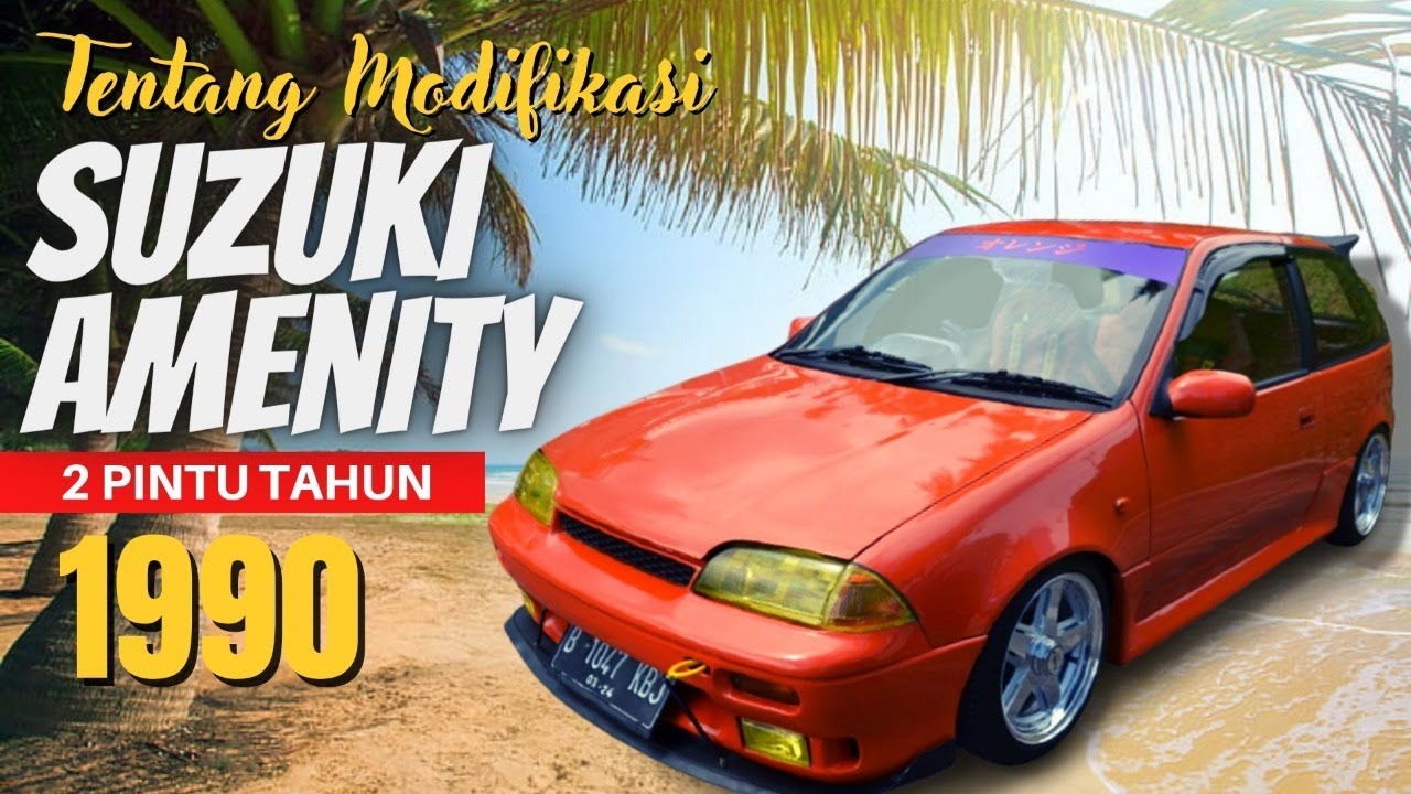Modifikasi suzuki amenity 2 pintu Tahun tahun 1990 | konsep GT racing ...