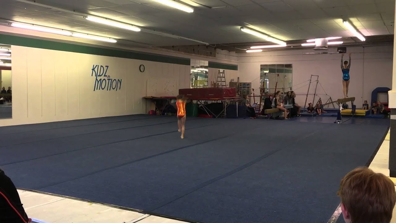 Zoey: USAG level 4 gymnastics 2016.. Working hard to get her floor ...