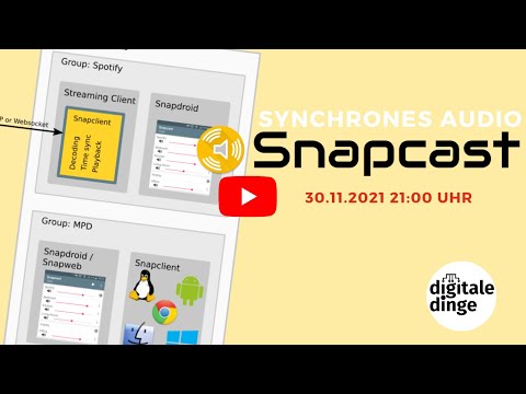 Synchrones Audio mit Snapcast