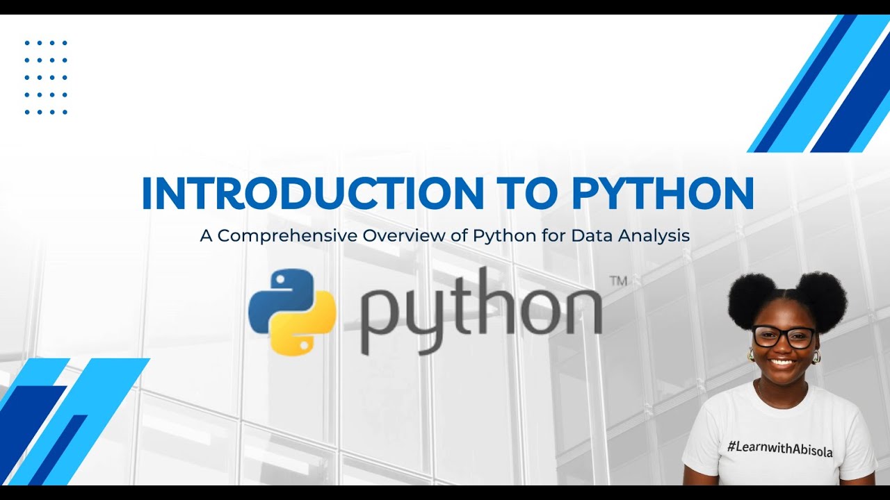 PYTHON For Data Analysis WEEK 2 - YouTube