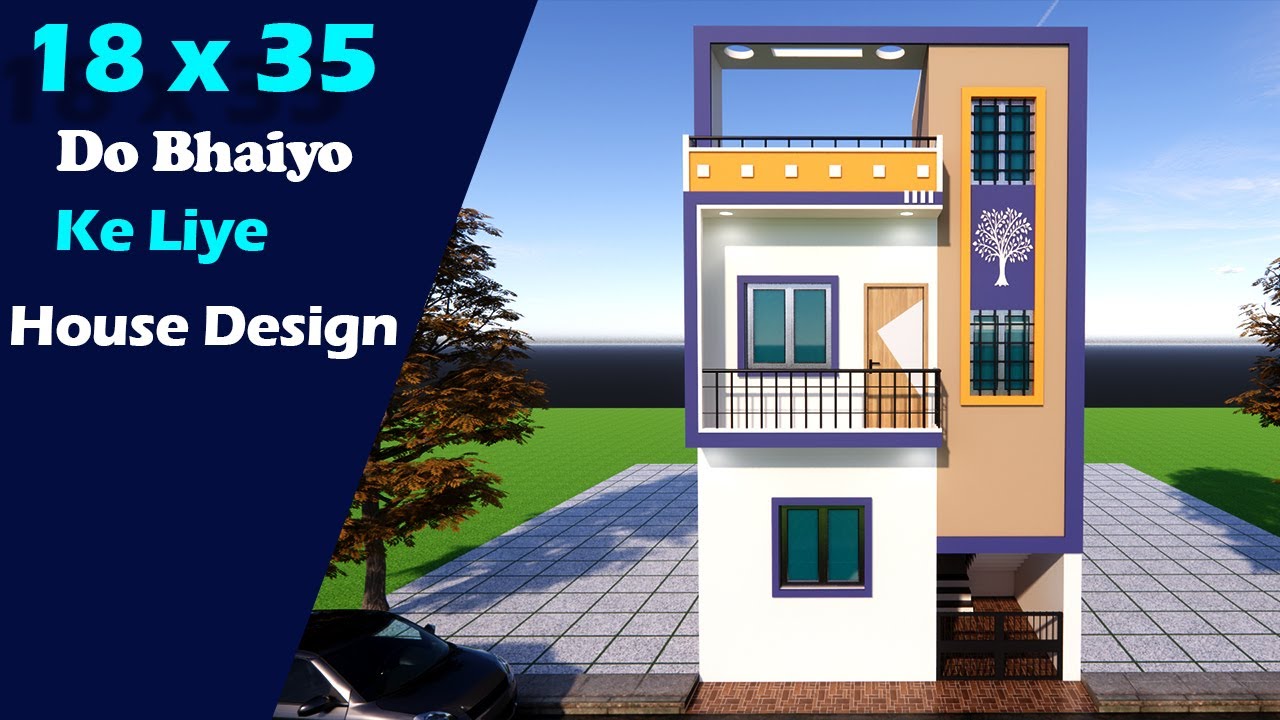 18 x 35 sqft house plan II 18 x 35 ghar ka naksha II 630 sqft home ...