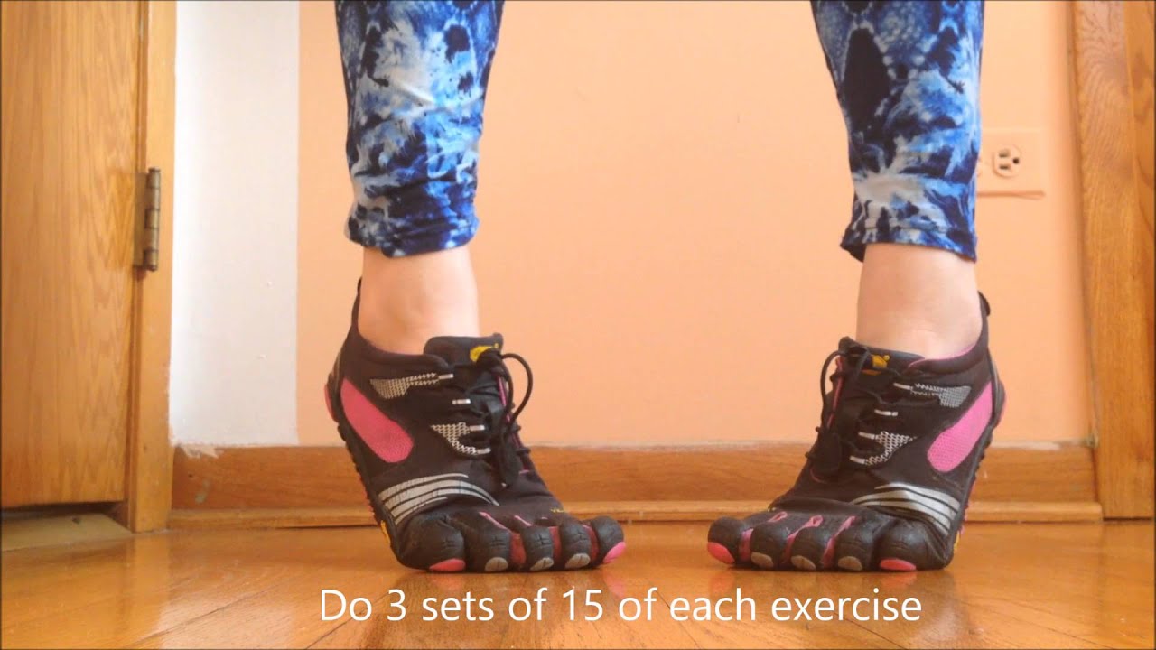 Simple Calf Strengthening Exercises for Forefoot Running - YouTube