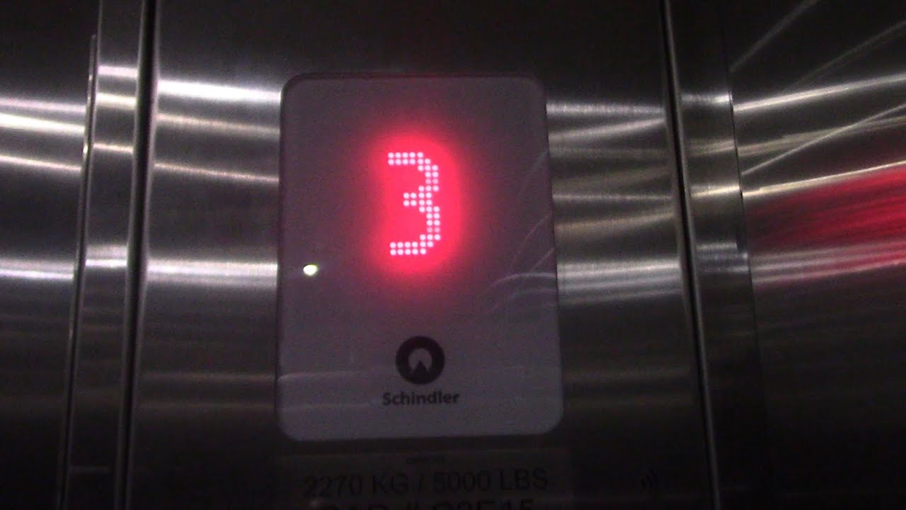 Schindler 3300 XL Elevator at Terminal C C120-130, Newark Liberty ...