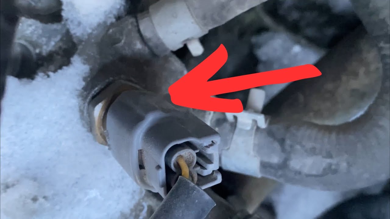 Engine Coolant Temperature Sensor Nissan Altima 2.5L 2007-2012 Location ...