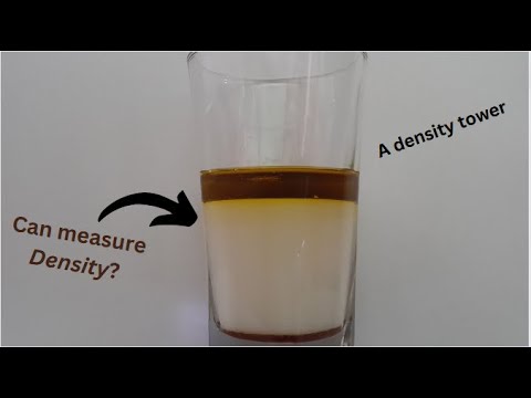 Density Tower, which can measure the density of an object #science # ...