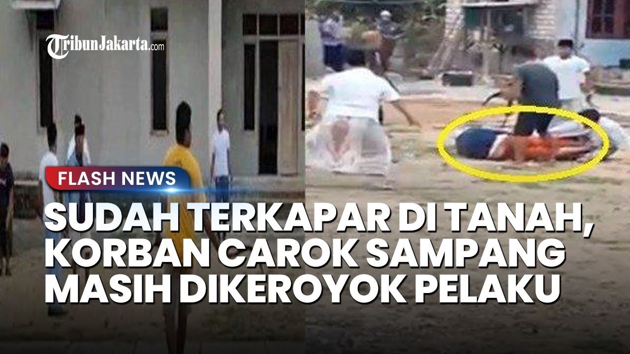 Meski Sudah Tumbang, Korban Carok 5 Lawan 1 di Madura Masih Terus ...
