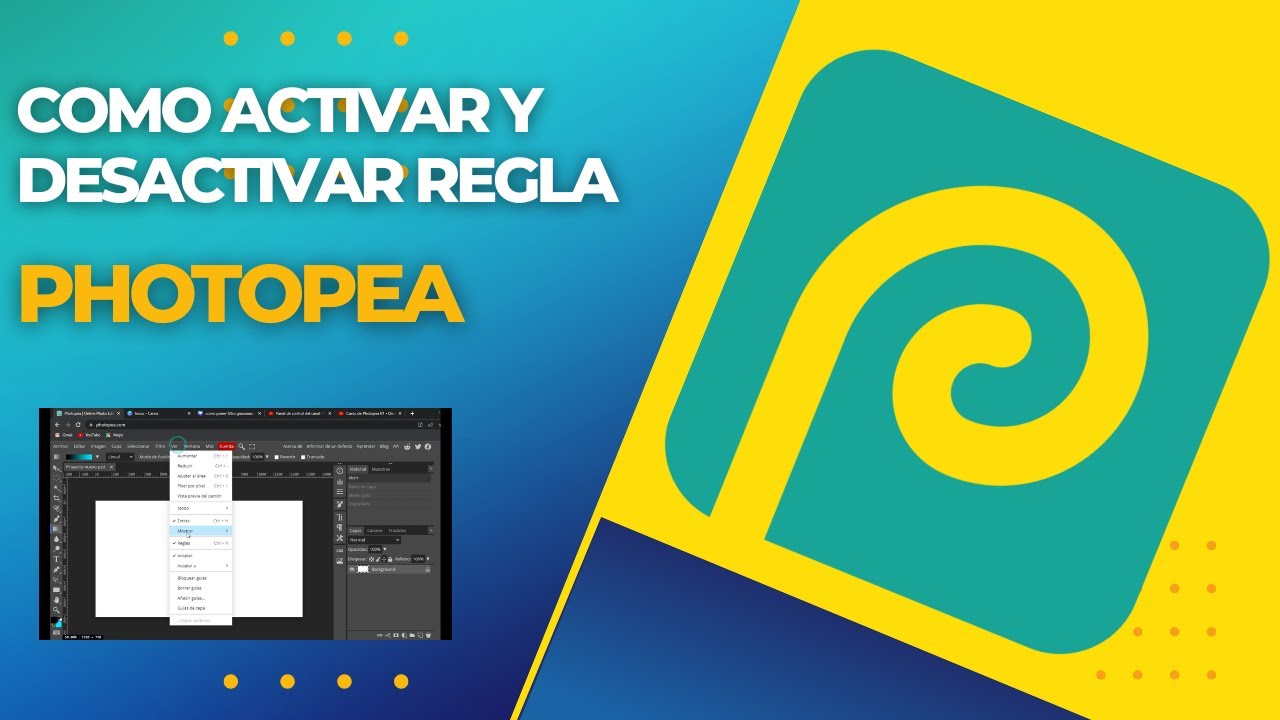 Como Activar y Desactivar Regla en Photopea (Alternativa a Photoshop ...