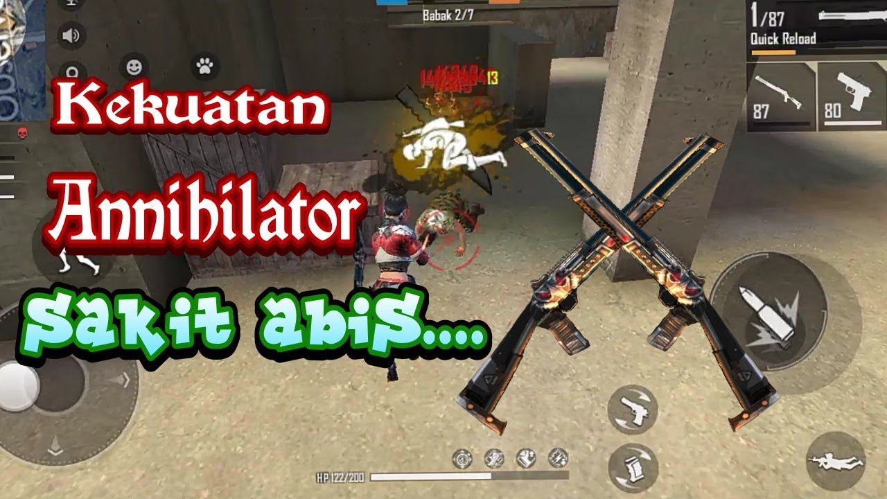 PAKE SKIN SHOTGUN YANG NAMBAH FIRE SPEED....(AUTO KILL BANYAK) - YouTube